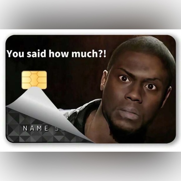 Other | Funny Meme Credit Card Cover | Poshmark